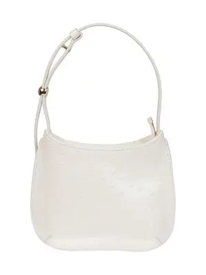 Jacquemus Le Petit Bisou Leather Shoulder Bag - Ivory