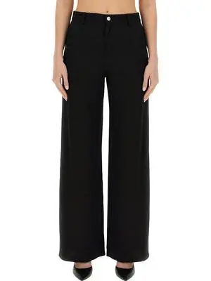 Moschino Palazzo Trousers - Black