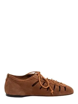 ISABEL MARANT ÉTOILE ISABEL MARANT Suede Lace-Up Flat Sandals