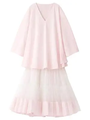 Jacquemus Paysan" Tiered Dress - Pink