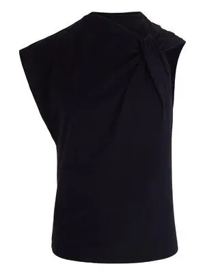 Isabel Marant Étoile Knot Detail T-shirt - Black
