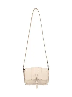 Hogan Calf Leather Mini Shoulder Bag - Ivory