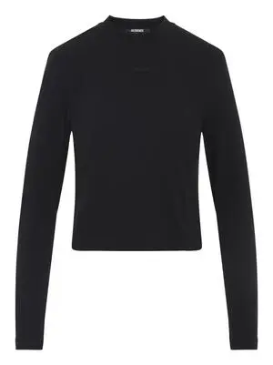 Jacquemus Gros Grain T-shirt Medium Length - Black
