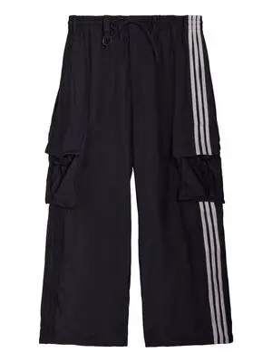 Y3 Nylon 3-stripes Cargo Pants - Black