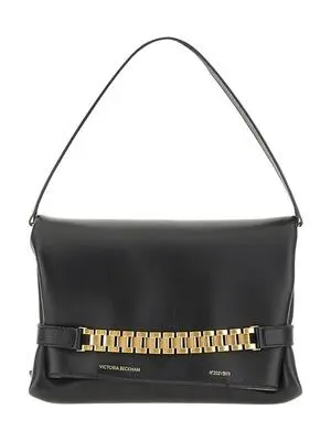 Victoria Beckham Mini Pouch With Chain Detail - Black