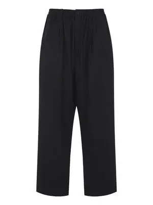 Y3 Refined Wool Track Pants - Black