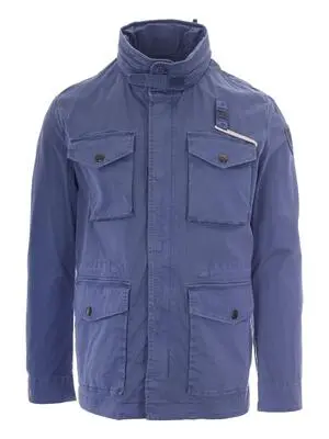 BLAUER. Indigo Cotton-elastane Jacket - Blu Indigo