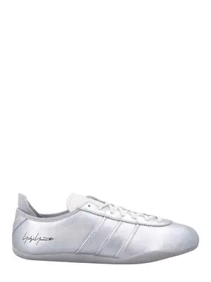 Y3 Tokyo Leather Lace-up Sneakers - Silver