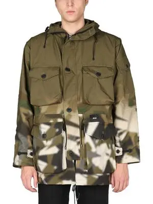 ARKAIR Hooded Zip-up Ripstop Jacket - Green
