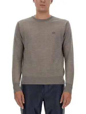 VIVIENNE WESTWOOD Logo T-shirt For - Grey