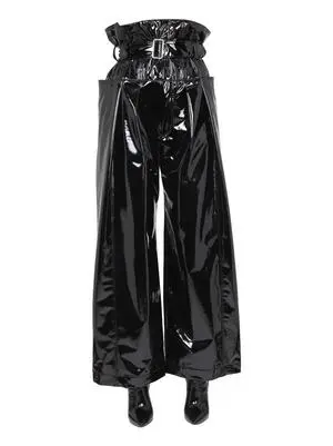 Philosophy Di Lorenzo Serafini Belted High-waisted Trousers - Black