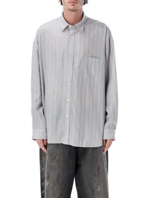 Acne Studios Relaxed Fit Button-up Shirt Size - Grey Multi