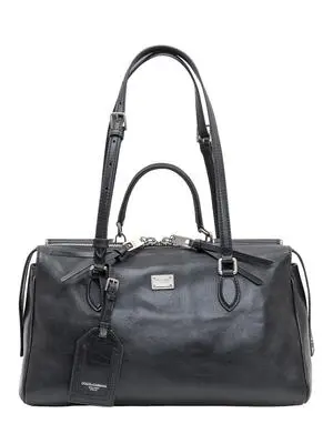 Dolce & Gabbana Elegant Leather Shoulder Bag - Nero