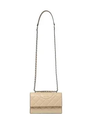 Tory Burch Tory Burch Small Fleming Shoulder Bag Beige