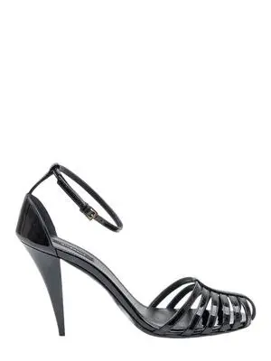 Givenchy Strappy Ankle Strap Stiletto Sandals - Black