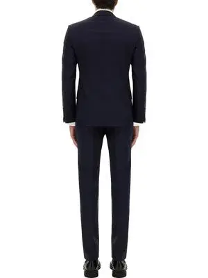 TOM FORD Grand Overcheck Shelton Suit - Blue