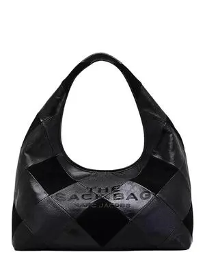 Marc Jacobs Sack Bag Patchwork Suede Tote Bag - Black