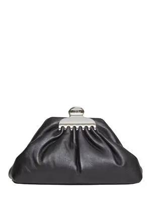 Marc Jacobs The Small Claw Clip Clutch Bag Nero