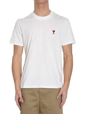 AMI Paris Heart Graphic T-shirt - Blanc
