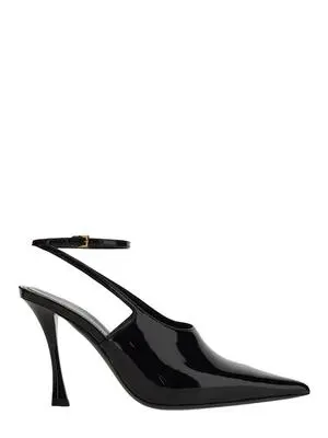 Givenchy Patent Leather Slingbacks - Black