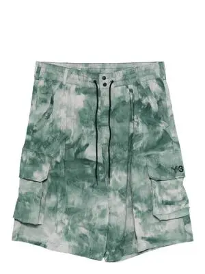 Y3 Printed Cargo Shorts - Multcolour
