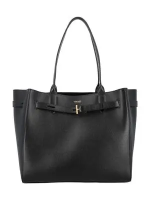 TOM FORD Calf Leather Shoulder Bag - Nero