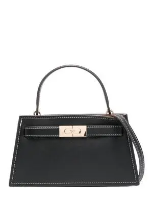 Tory Burch Mini Lee Radziwill Top Handle Bag - Black