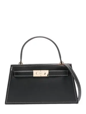 Tory Burch Mini Lee Radziwill Top Handle Bag - Black