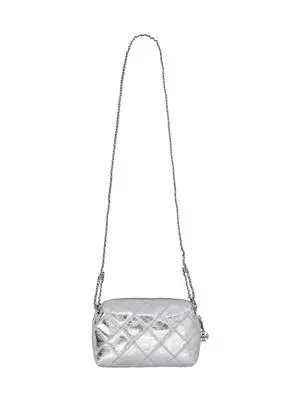 Tory Burch Fleming Soft Crossbody Bag - Silver