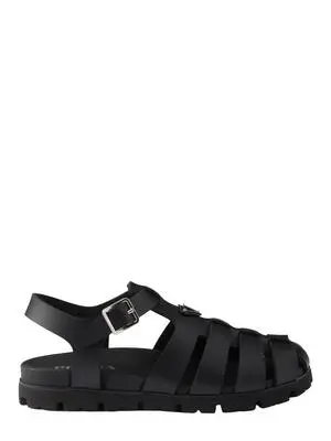 Prada Soft Print Sandals - Nero