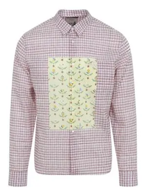 Prada Printed Cotton Shirt - Red