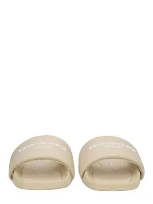 Alexander Wang Pool Slides Sandals - Powder