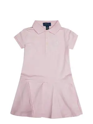 Polo Ralph Lauren Piquet Mini Polo Dress - Rosa