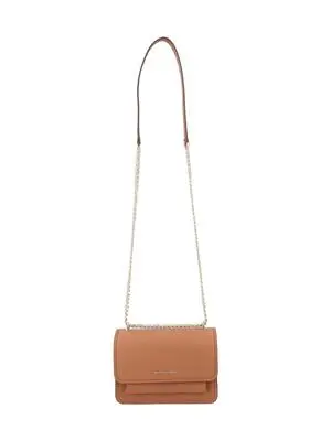 Michael Kors Suede Chain Shoulder Bag - Brown