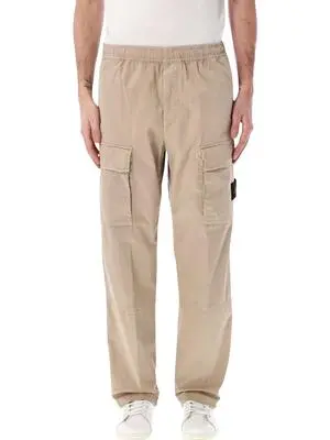Stone Island Loose-fit Cargo Trousers - Desert