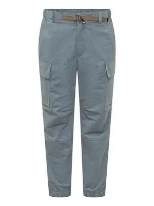 Moncler Belted Cargo Trousers - Denim