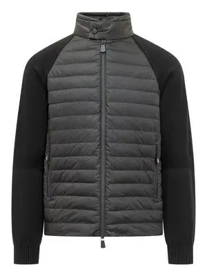 Moncler Quilted Zip Cardigan - Nero