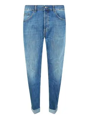 DONDUP Regular Fit Denim Jeans - Blu
