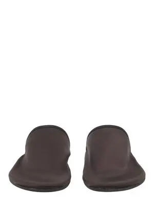 ALYSI Stretch Slip-on Flats - Brown