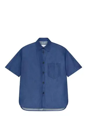 Givenchy Short-sleeved Button-up Shirt - Blu