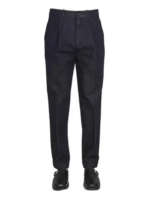 DEPARTMENT 5 Pleated Trousers - Blue