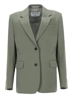 Filippa K Single Breasted Tailored Blazer - Green