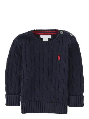 POLO RALPH LAUREN Polo Ralph Lauren Mini Cable Knit Long Sleeve Sweater