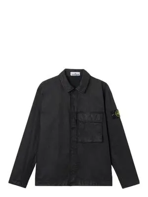 Stone Island Comfort Fit Bellows Pocket Jacket - Nero