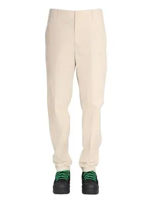 AMBUSH Relaxed Fit Cotton Trousers - Beige