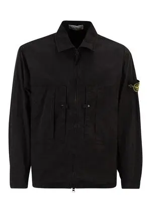 STONE ISLAND STONE ISLAND Comfort Fit Utility Jacket With Vertical Pockets