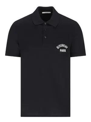 Givenchy Logo Pocket Polo Shirt - Navy