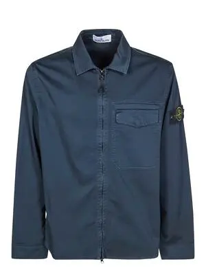 Stone Island Stylish Mini Shirt Ss26 Collection - Blu