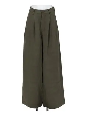 UMA WANG Wide Leg Pleated Trousers - Grey