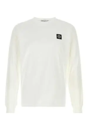 Stone Island Long Sleeve T-shirt - White